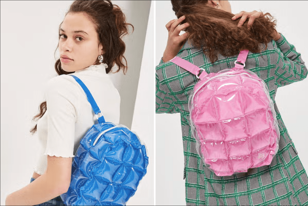 Nostalgia: 90s Revival of the iconic Inflatable Backpacks and chairs